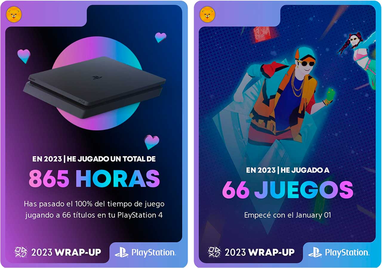 PlayStation Presenta Su Resumen Anual Denominado Wrap-Up, Al Estilo ...