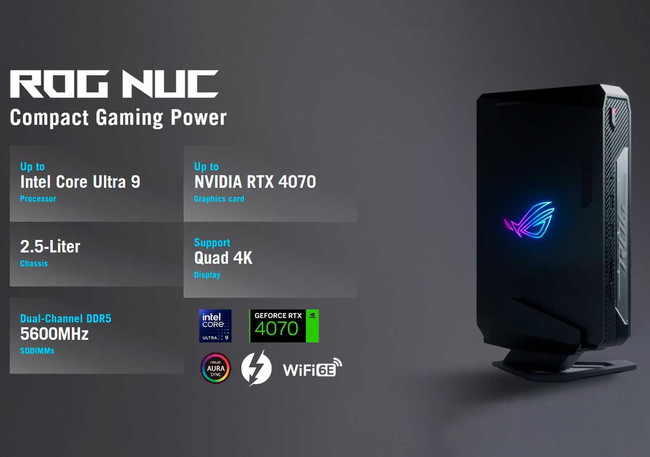 ASUS Presenta ROG NUC, Un Potente Mini Pc Interesante Para Los ...